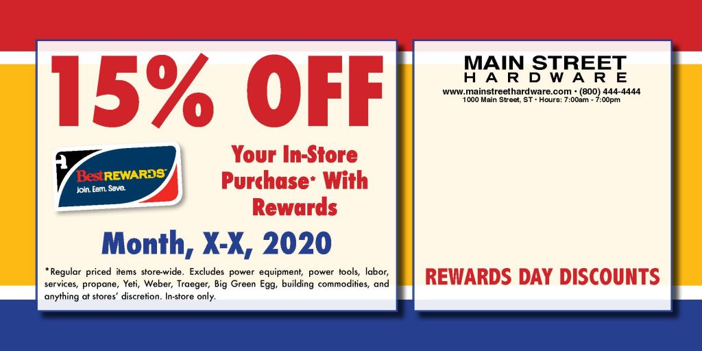 Rewards Day Postcard - JW Specialties