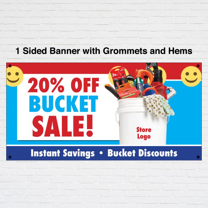 Bucket Sale Store Banner - JW Specialties